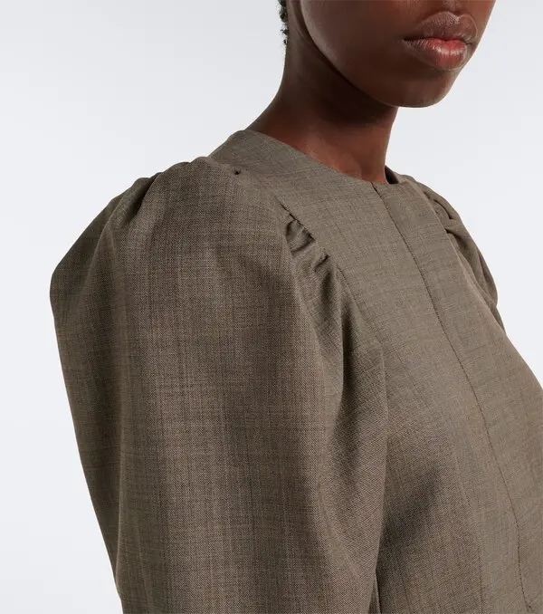 GANNI Wool-blend Blazer