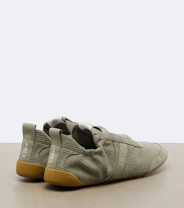 Chloé Kick Classic Suede Sneakers