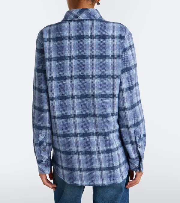 GOD'S TRUE CASHMERE Uniform Plaid Cashmere Shirt