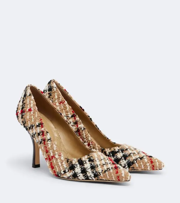 Burberry Check Bouclé Pumps - Multicoloured