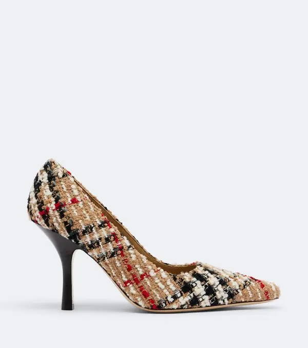 Burberry Check Bouclé Pumps - Multicoloured