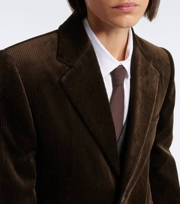 NILI LOTAN Romain Cotton Corduroy Jacket