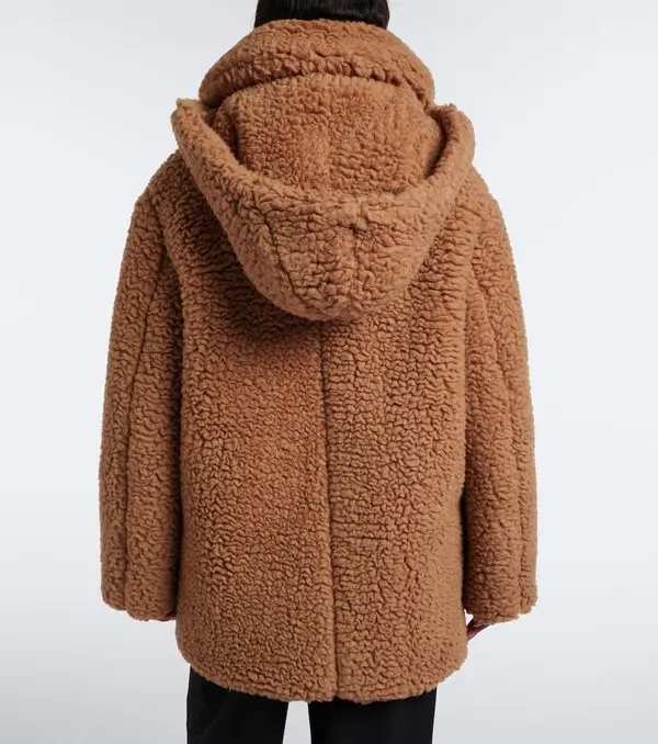 Loewe Wool And Silk Teddy Coat