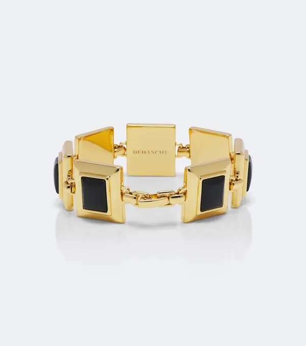 DEHANCHE Déhanche Onyx 18kt -plated Bracelet