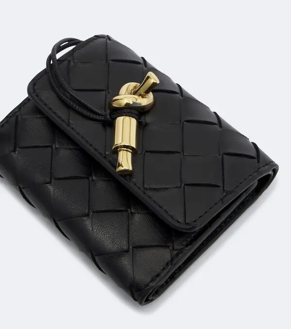 Bottega Veneta Andiamo Intrecciato Leather Wallet