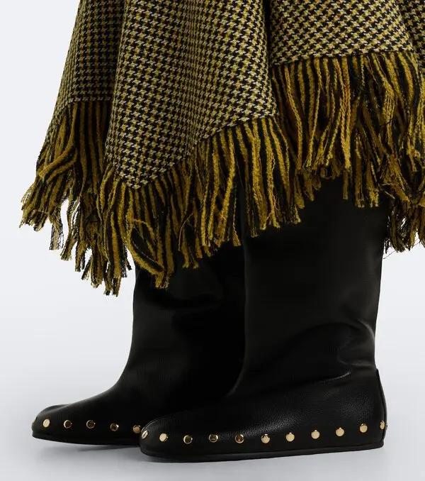 GANNI Jenny Studded Knee-high Boots
