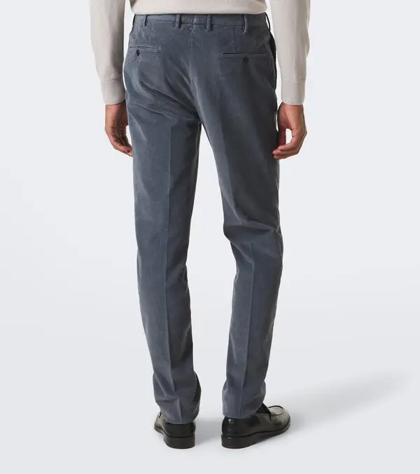 SLOWEAR Cotton And Cashmere Corduroy Slim Pants