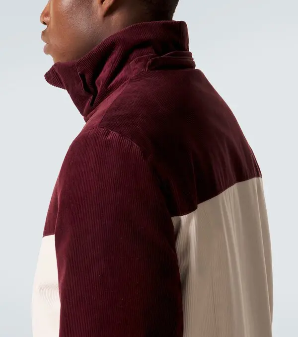 Brunello Cucinelli Hooded Cotton Corduroy Ski Jacket