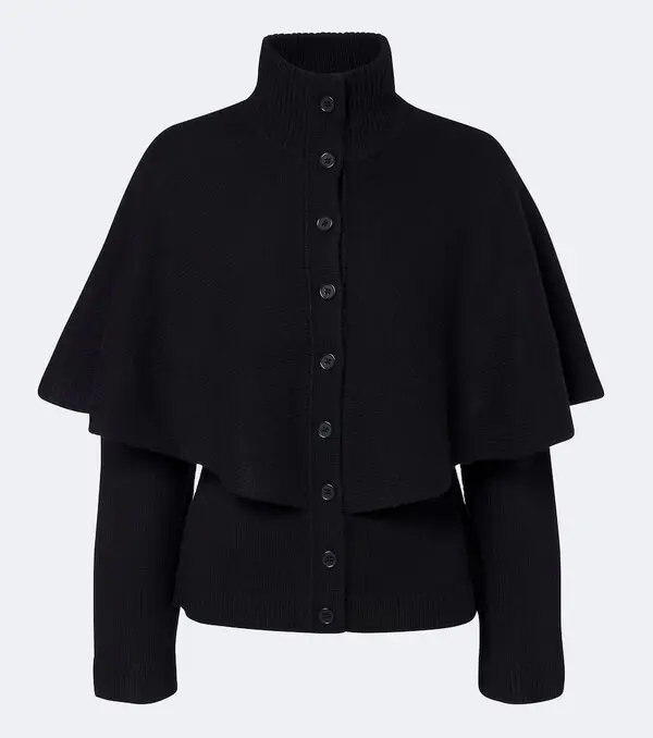 Vince Caped Wool-blend Cardigan