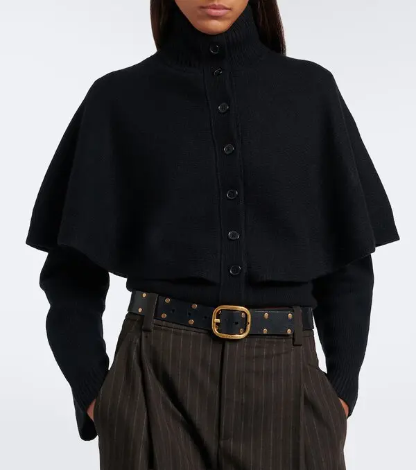 Vince Caped Wool-blend Cardigan