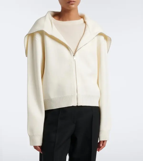 RÓHE Wool Zip-up Sweater
