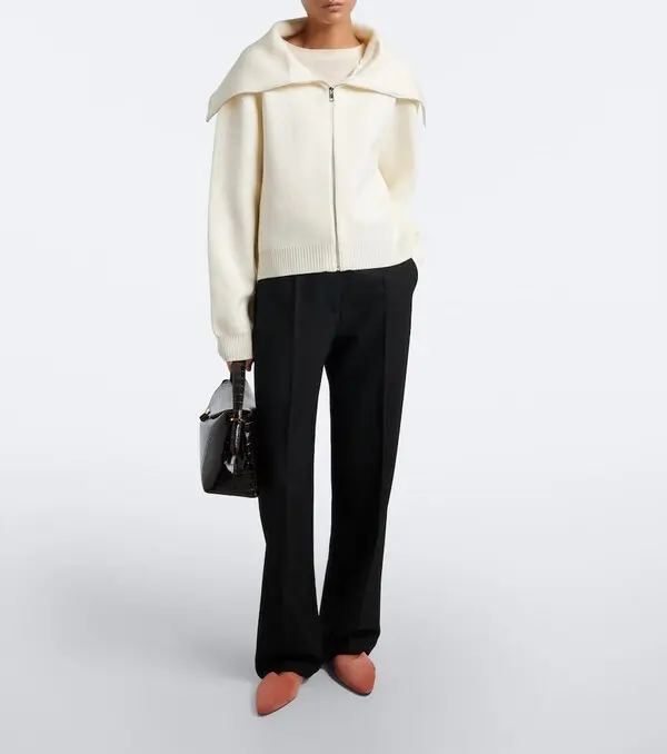 RÓHE Wool Zip-up Sweater