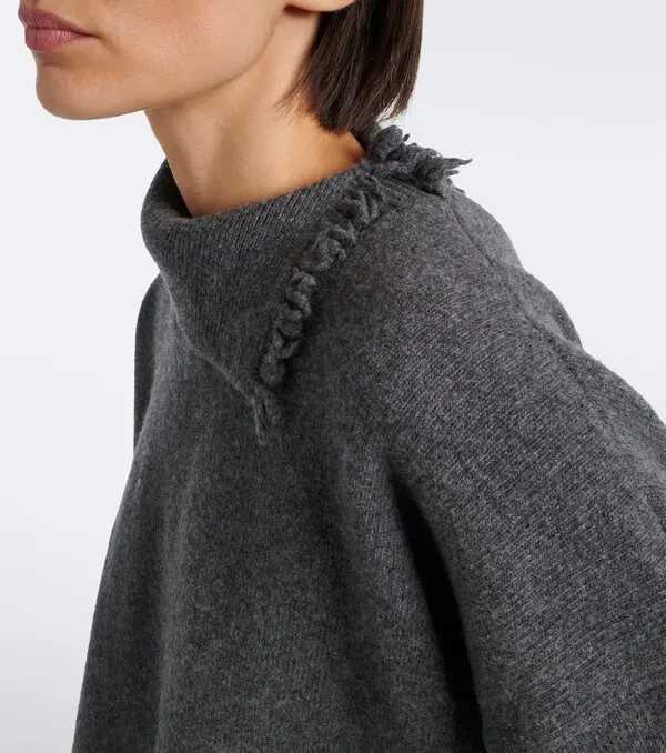 RÓHE Distressed Wool-blend Sweater