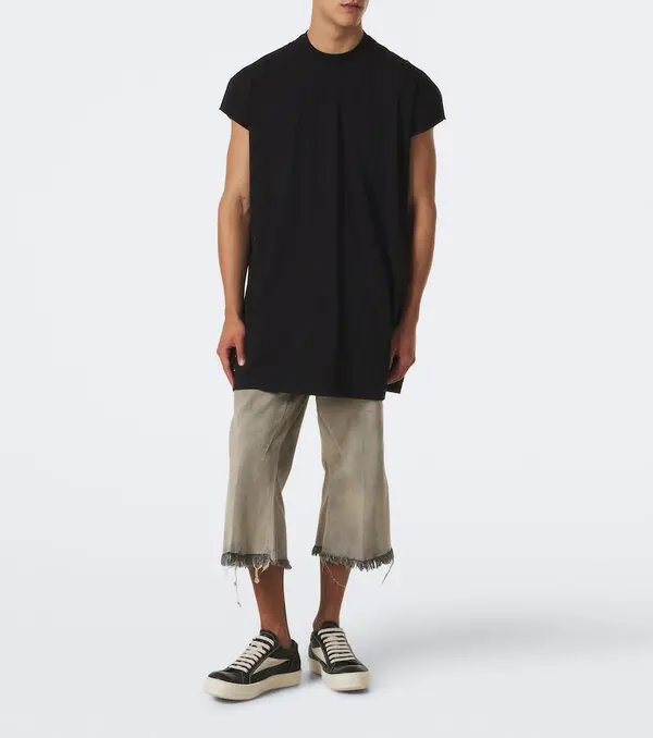 Rick Owens Bolan Cropped Wide-leg Jeans