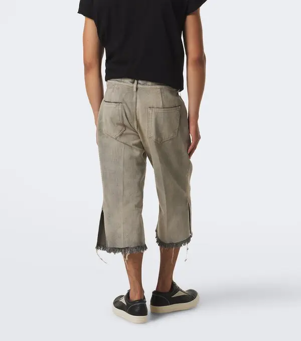 Rick Owens Bolan Cropped Wide-leg Jeans