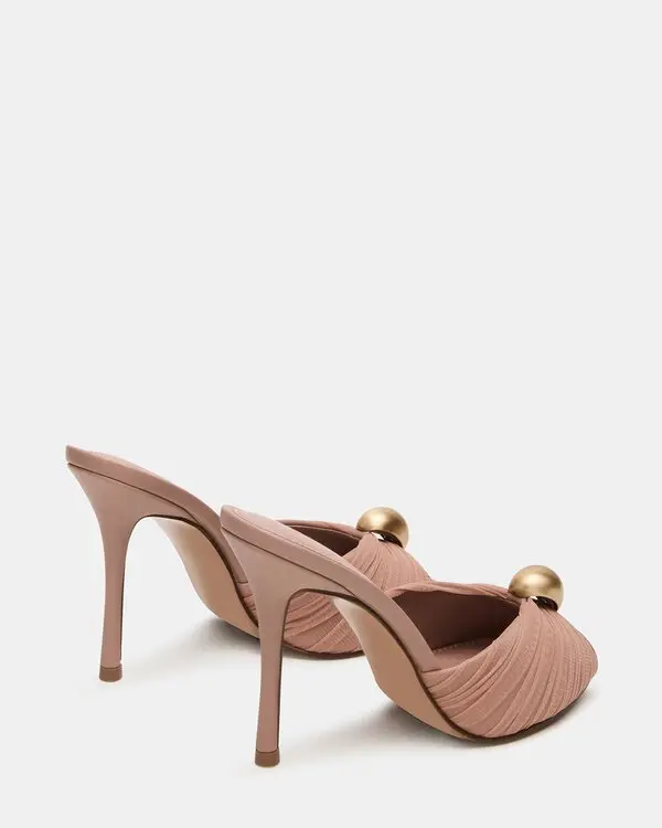Steve Madden Priya /gold Mule Heels