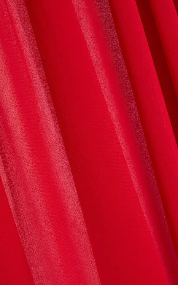 SLOAN Exclusive Wave Chiffon Midi Skirt