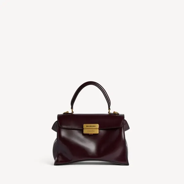 Balenciaga Hourglass Avenue Top Handle Bag Small - Red