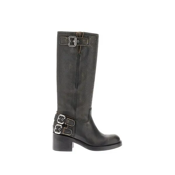 Chloé Dakota' Grained Leather Boots
