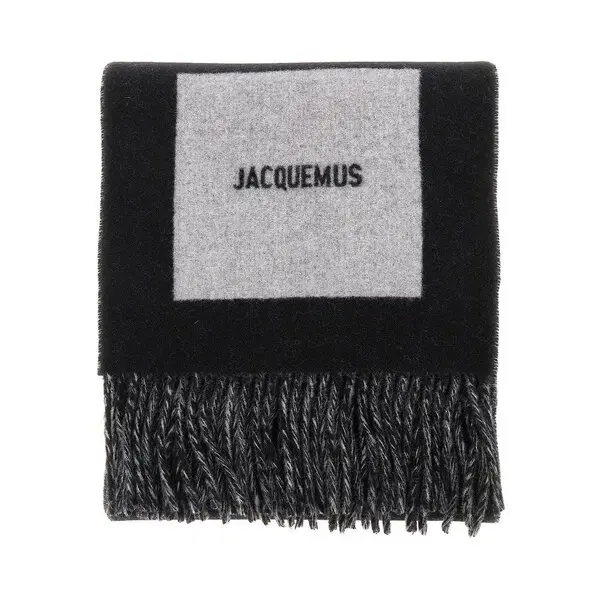 Jacquemus Rond Carré Wool Scarf