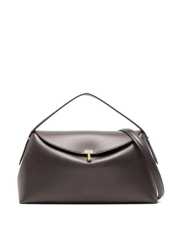 TOTEME Top Handle Bag "t-lock - Brown