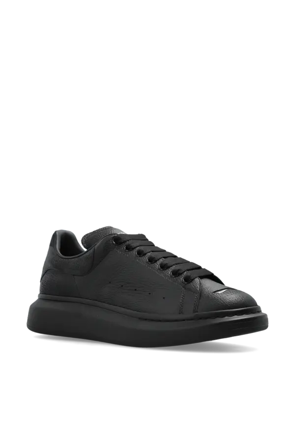 Alexander McQueen Leather Sports Shoes With Logo