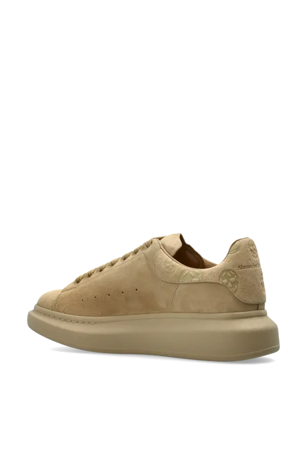 Alexander McQueen Leather Sports Shoes With Logo