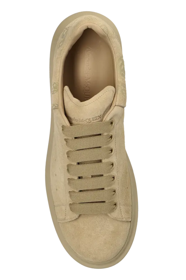 Alexander McQueen Leather Sports Shoes With Logo