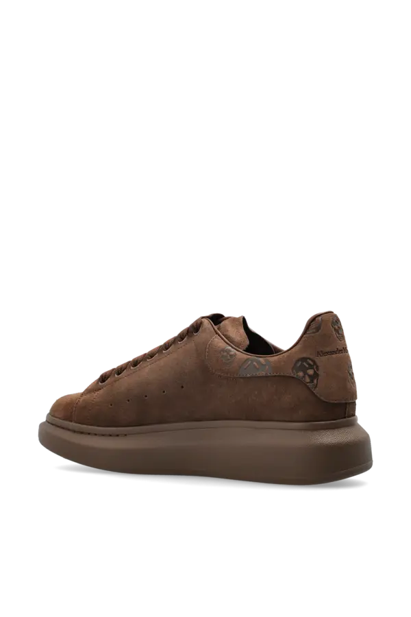 Alexander McQueen Suede Sports Shoes With Logo