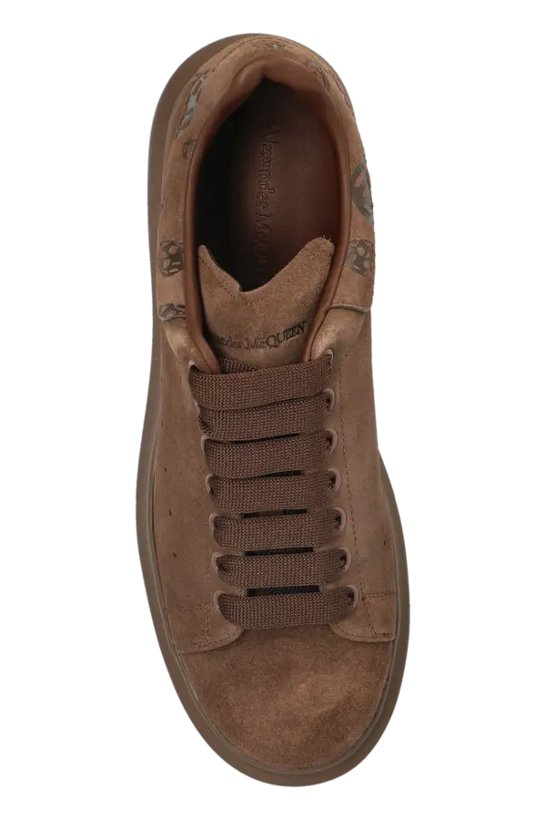 Alexander McQueen Suede Sports Shoes With Logo