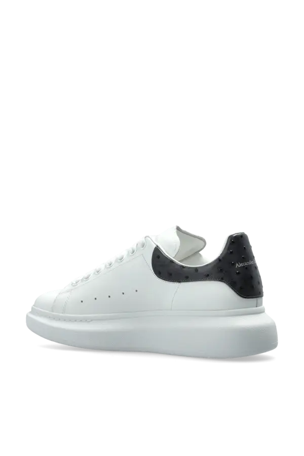 Alexander McQueen Leather Sports Shoes With Logo