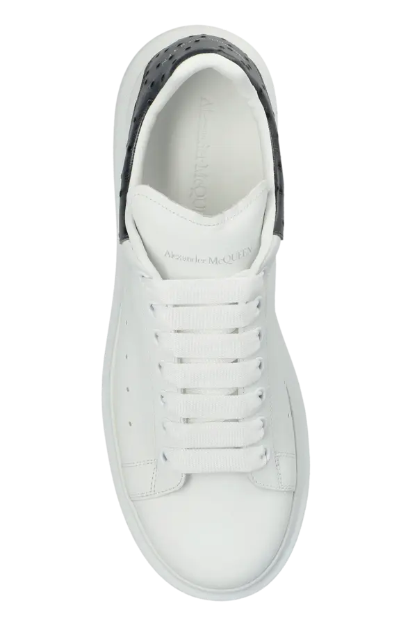 Alexander McQueen Leather Sports Shoes With Logo