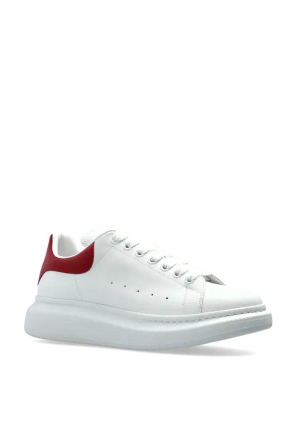 Alexander McQueen Leather Sports Shoes With Logo