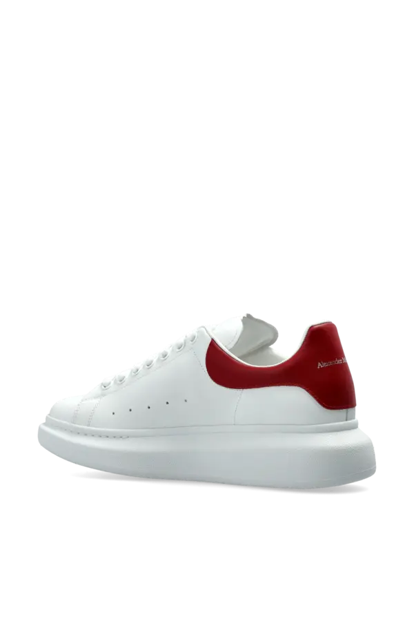 Alexander McQueen Leather Sports Shoes With Logo
