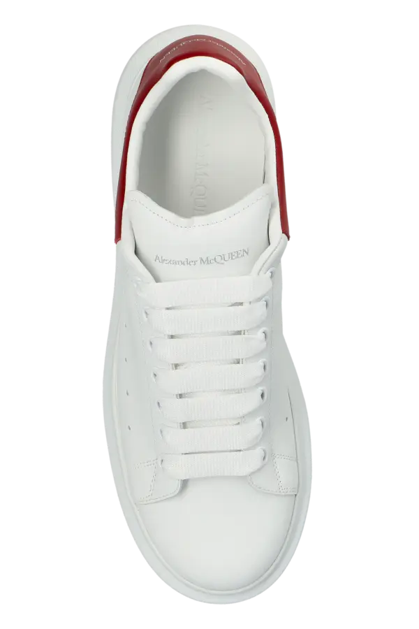 Alexander McQueen Leather Sports Shoes With Logo