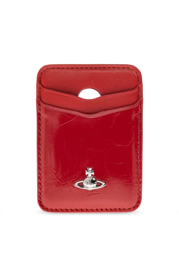 VIVIENNE WESTWOOD Leather Magsafe Card Sleeve
