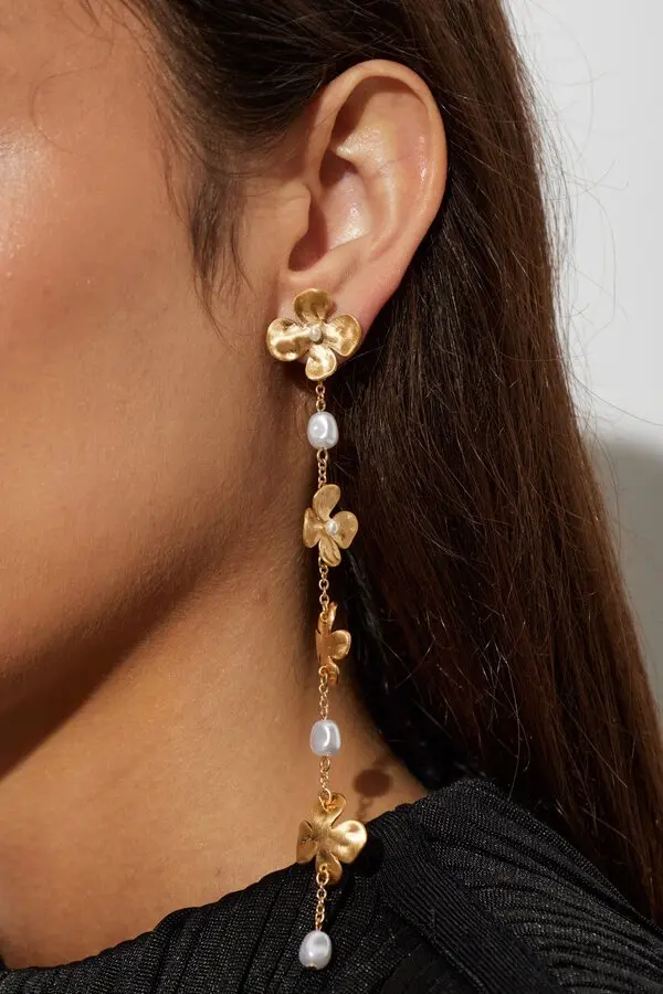 Cult Gaia Long "tygra" Earrings
