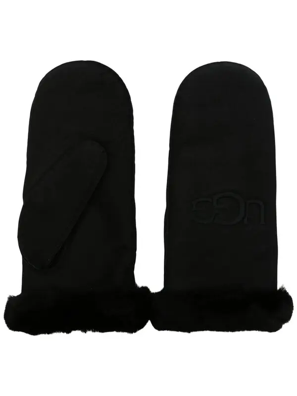 UGG Embroidered Leather Gloves