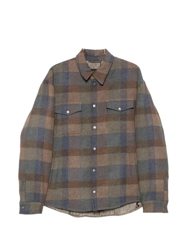 Etro Shirt With Buttons And Check Pattern