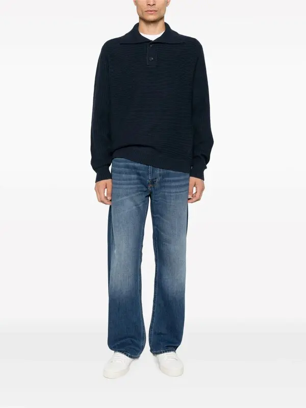 Calvin Klein Wool Pullover Pnl Stitch