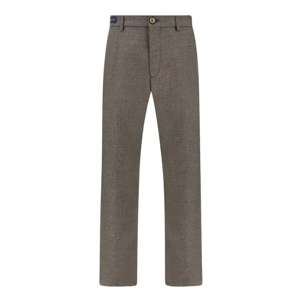 Paul & Shark Bellagio Trousers In Wool Twill