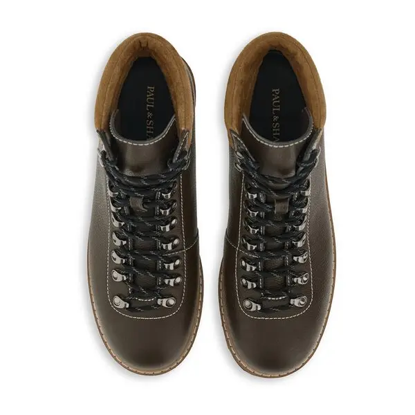 Paul & Shark Leather Lace-up Boots