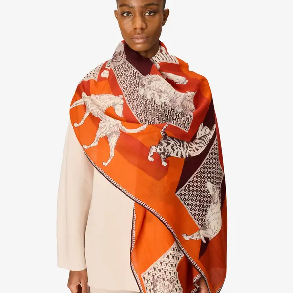 INOUI EDITIONS Scarf 70 Wool:: Les Cheris Red