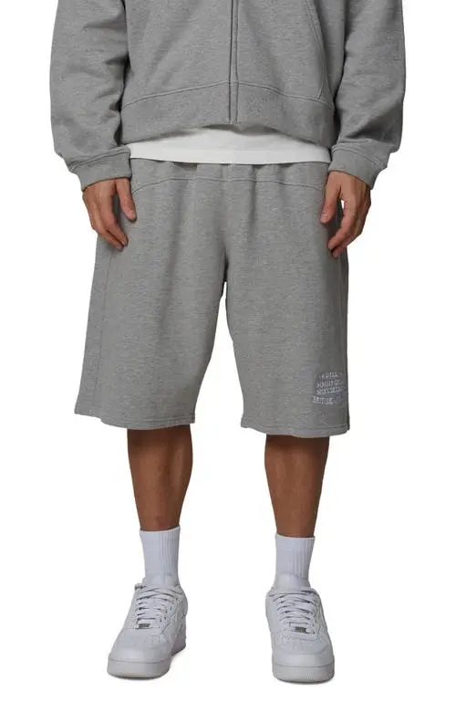 GOOD FOR NOTHING Oversized Wide Leg Icarus Shorts - Grey