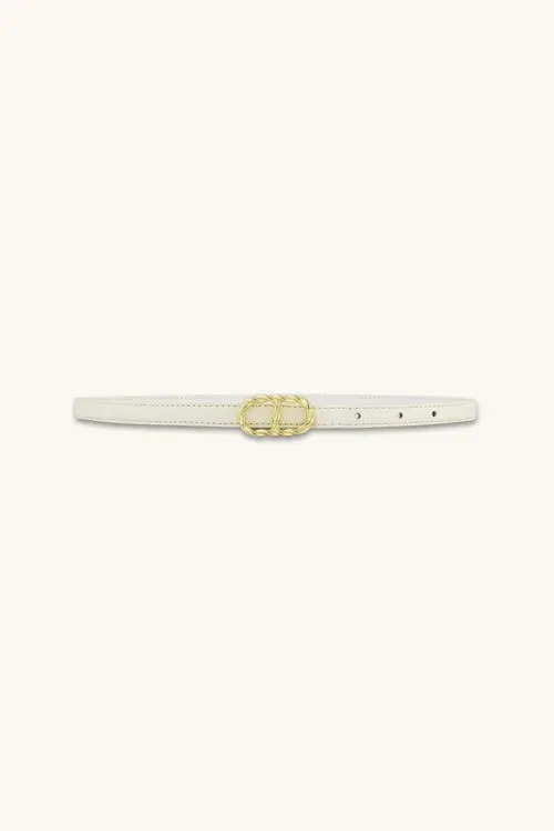 THE NOLI SHOP Mabel Belt - Pearl