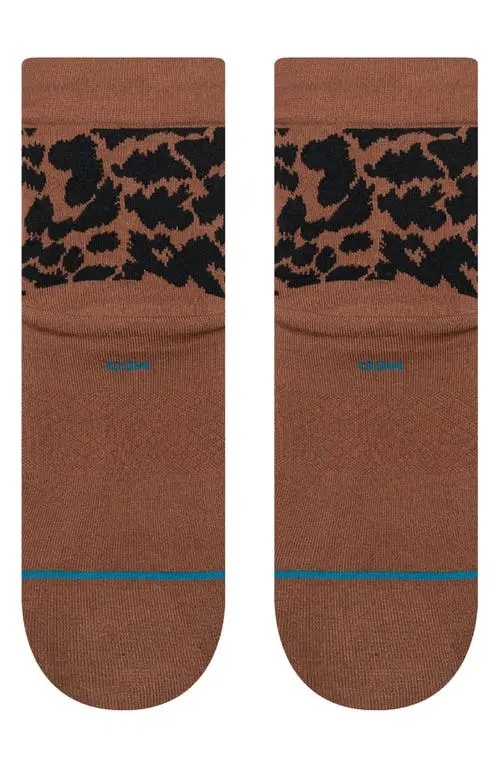 Stance Love Leopard Icon Lowrider Quarter Socks