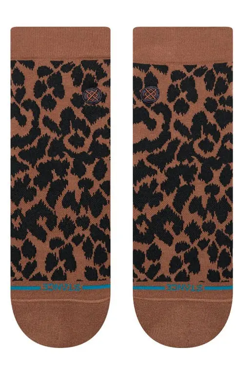 Stance Love Leopard Icon Lowrider Quarter Socks