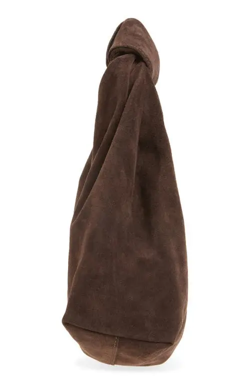 LOEFFLER RANDALL Helga Suede Knot Top Handle Bag