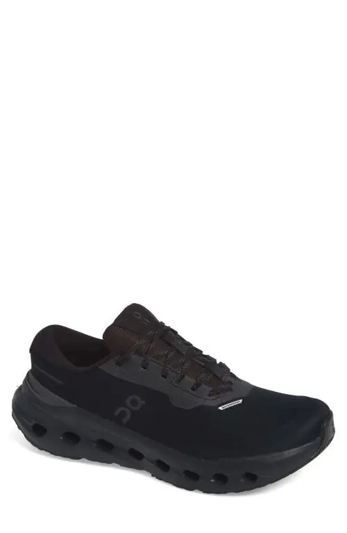 On Cloudrunner 3 Waterproof Running Shoe - Black/black