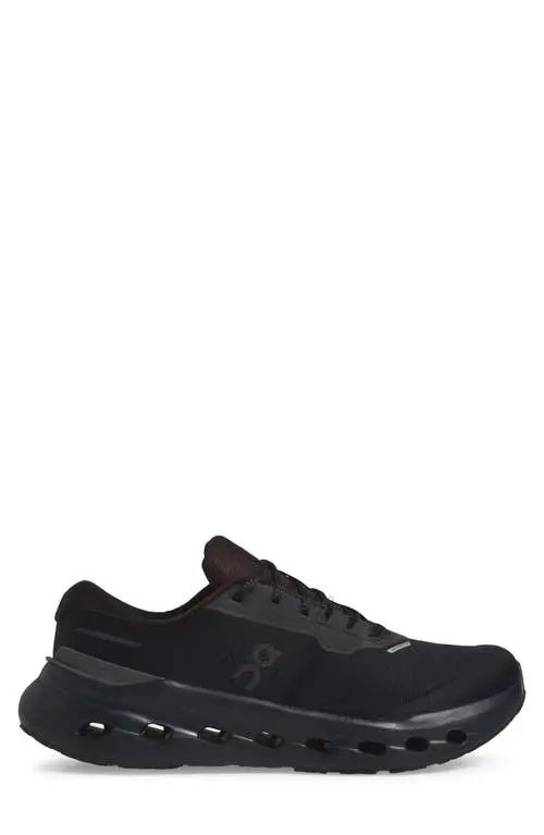 On Cloudrunner 3 Waterproof Running Shoe - Black/black